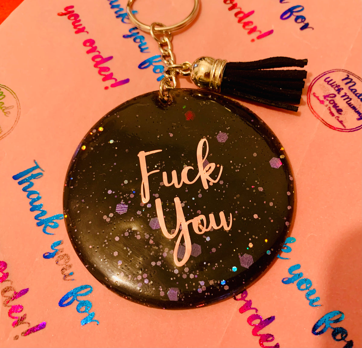 Naughty keychain – MadeWithMummyLove